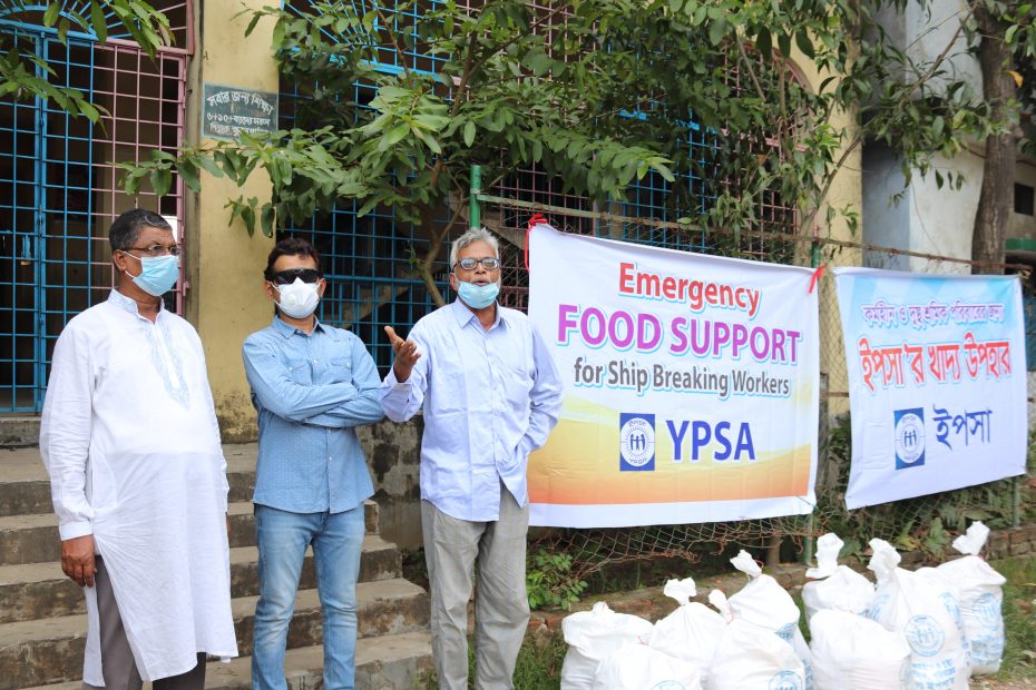 Emergency food distribution for 5000 shipbreaking workers and families ...